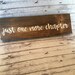 Just One More Chapter Wood Sign Library Decor Gift for - Etsy