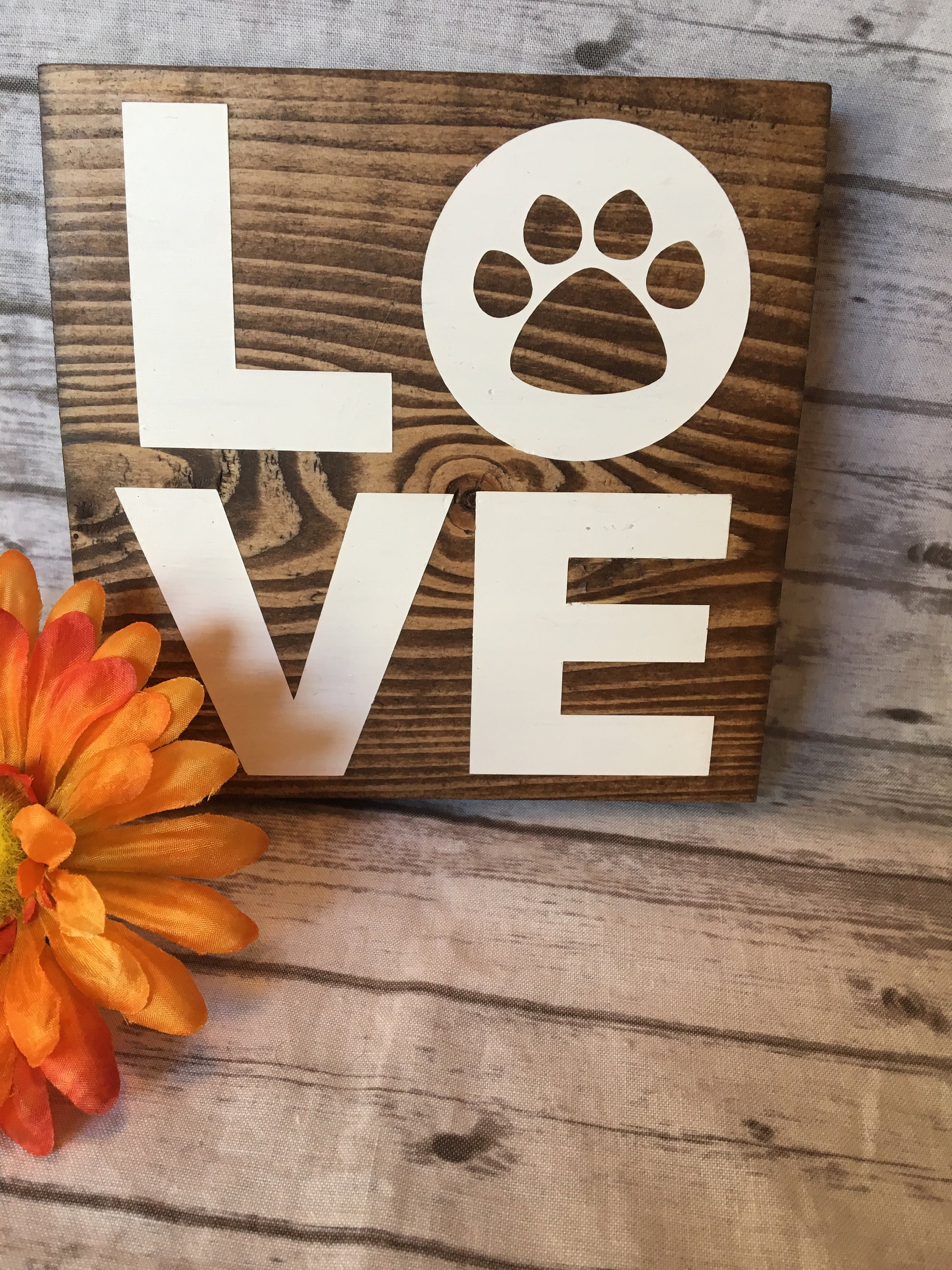 Love Dogs Wood Sign Dog Decor Gift for Dog Lovers Gift for | Etsy
