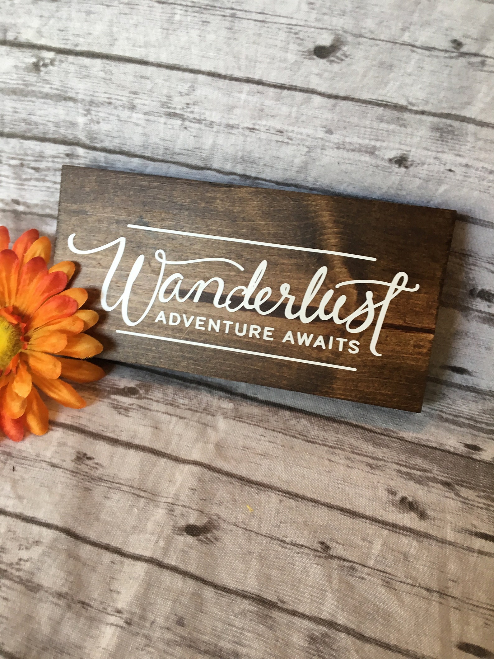 Wanderlust Wood Sign Travel Decor Home Decor RV Decor - Etsy