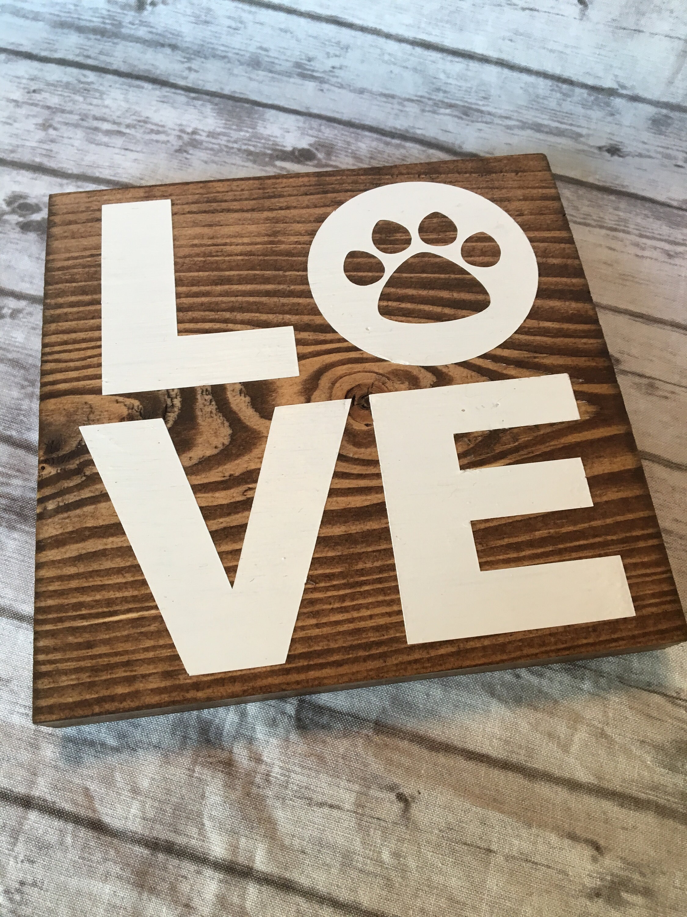 Love Dogs Wood Sign Dog Decor Gift for Dog Lovers Gift for | Etsy