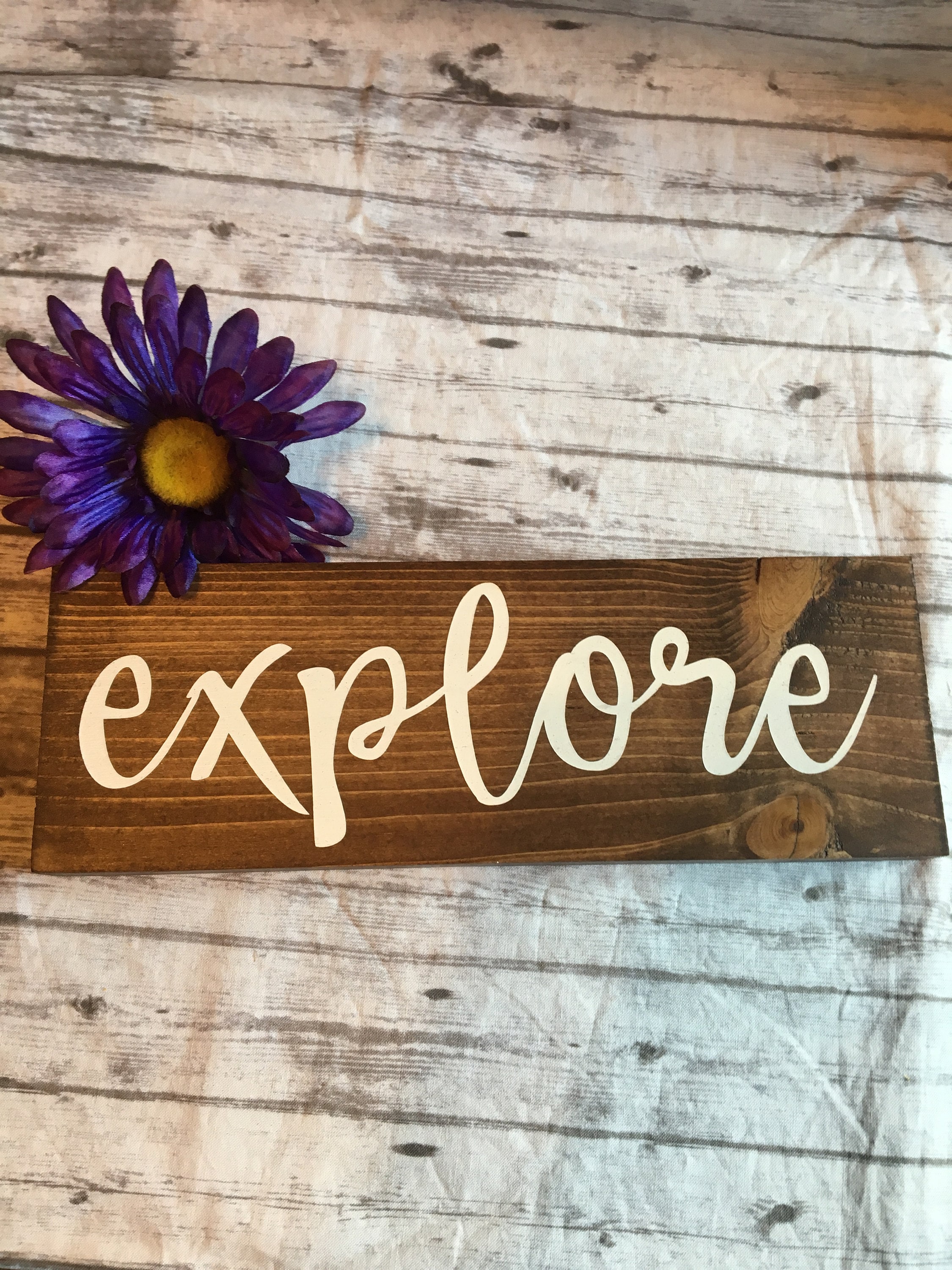 Adventure, Discover, Explore, Travel Wood Signs, Travel Decor, RV Decor ...