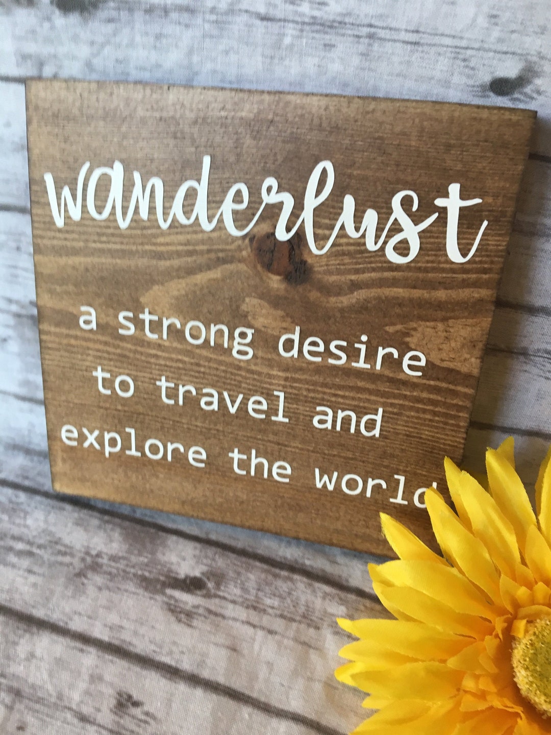 Wanderlust Wood Sign, Travel Decor, Home Decor, RV Decor, Camper Decor ...