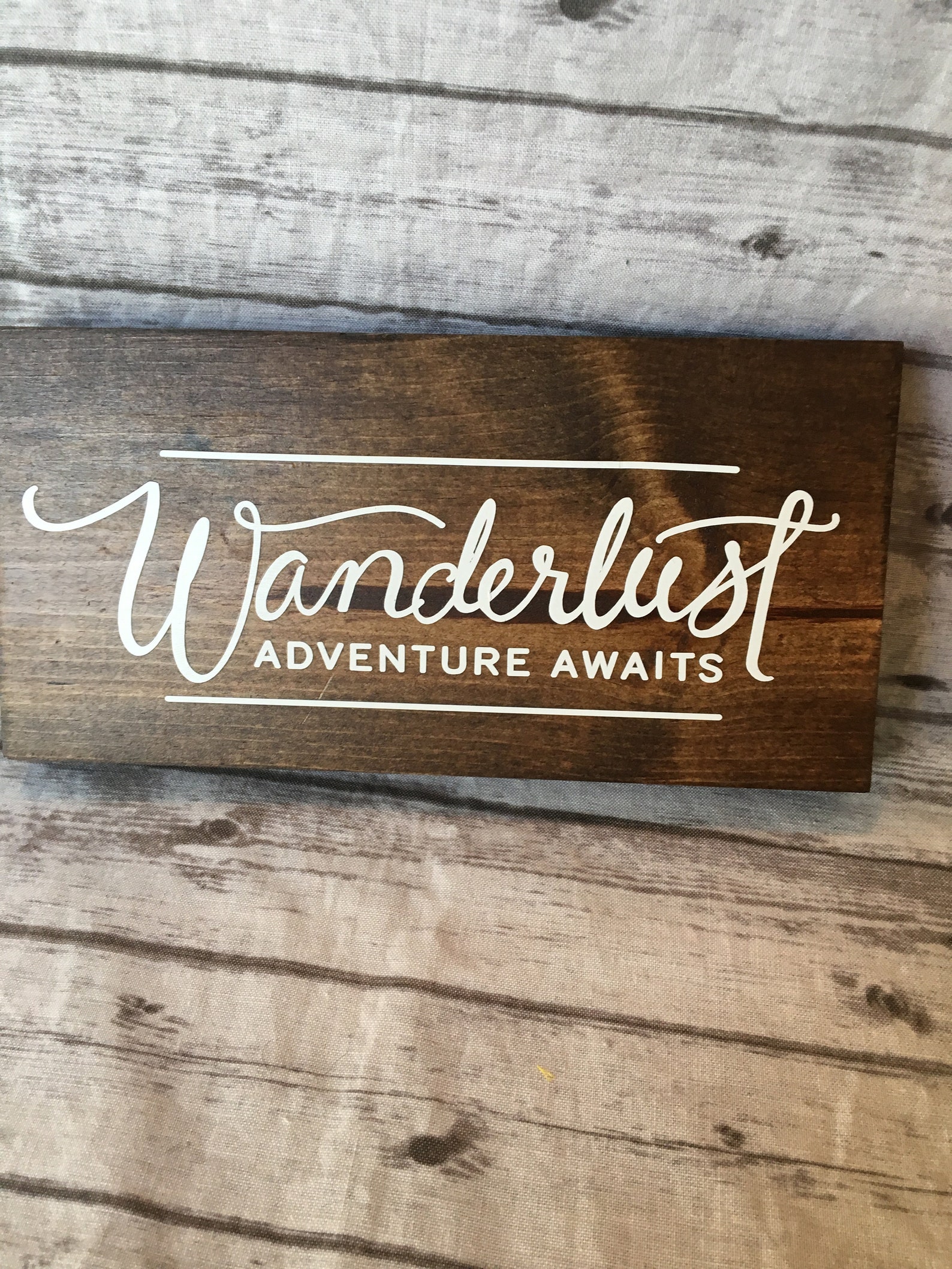 Wanderlust Wood Sign Travel Decor Home Decor RV Decor - Etsy