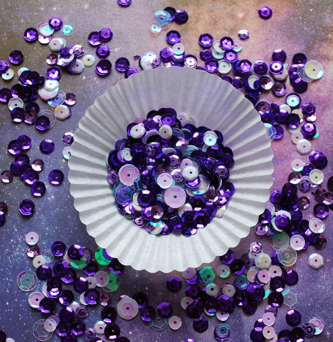 Metallic Purple Sparkle Mix Embellishments I Papercraft I Scrapbooking ...