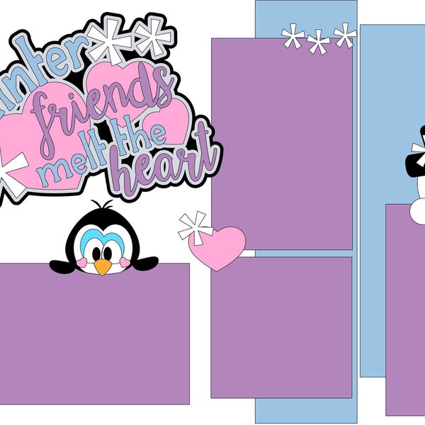 Scrapbook Layouts Svg - Etsy