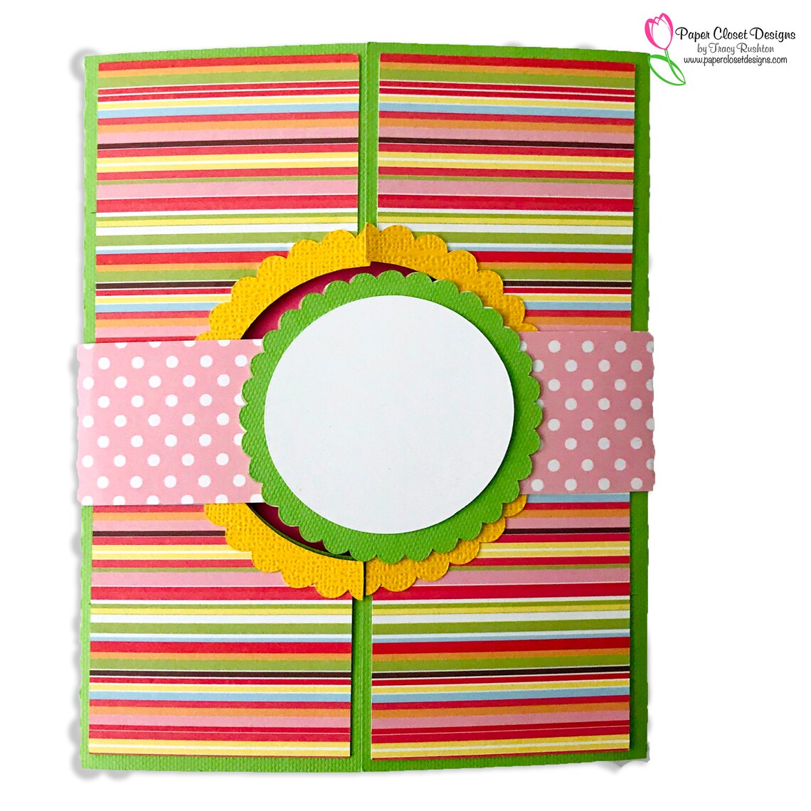 Scalloped Circle Shutter Card SVG Cricut SVG Silhouette SVG - Etsy