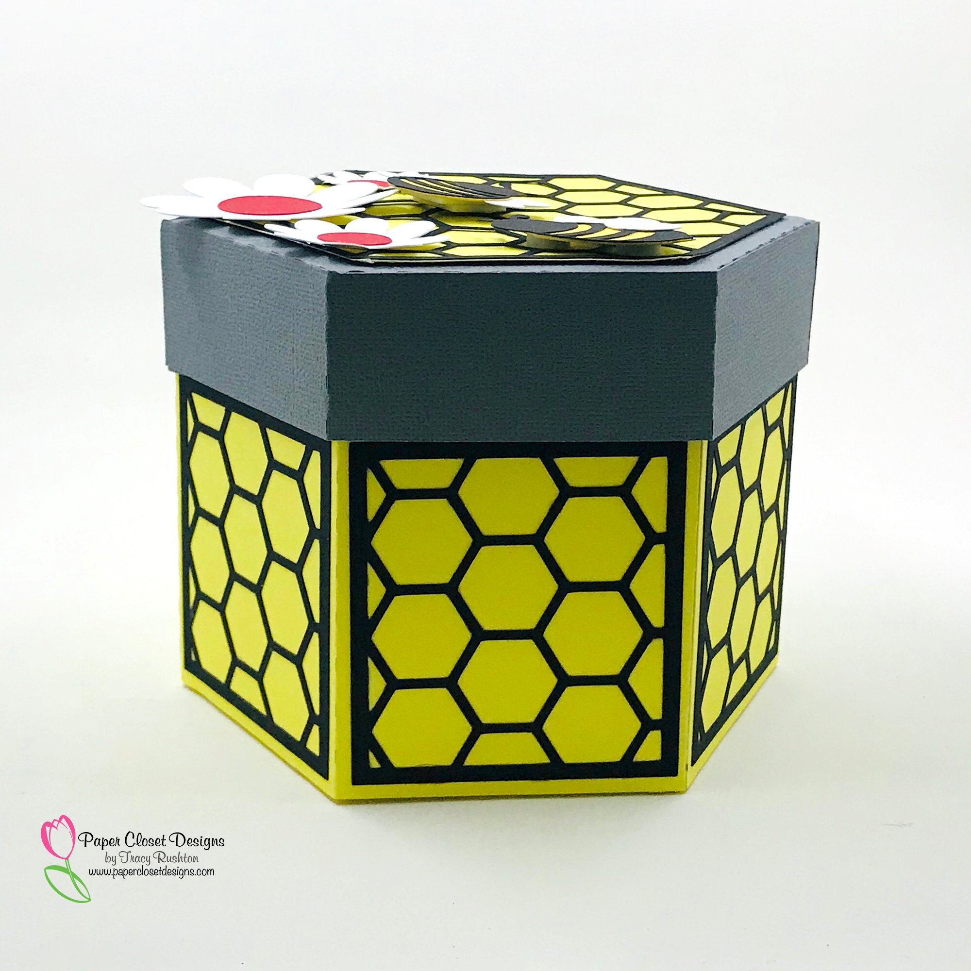 Honeycomb Hexagon Boxr 3D SVG Cricut Silhouette DXF GSD - Etsy