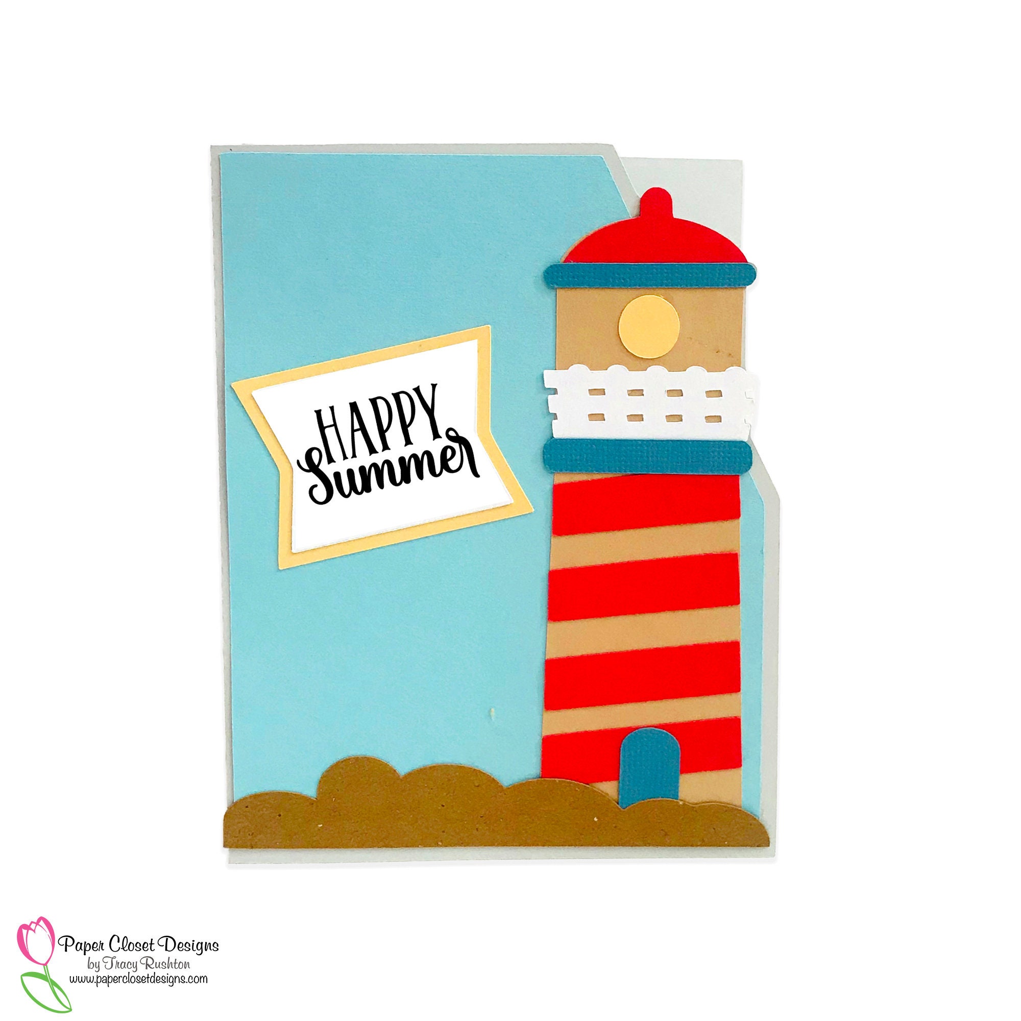 Lighthouse Cards With Printable Sentiments SVG Files - Etsy