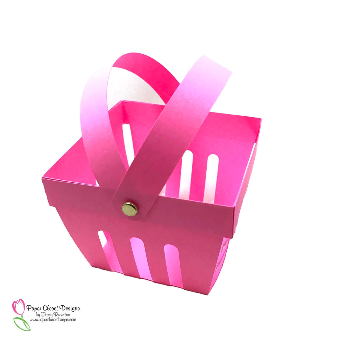 3D SVG Berry Basket Template, Cricut, Silhouette (digital Download) - Etsy