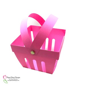 3D SVG Berry Basket , SVG, SVG Box Template, Cricut Svg, Silhouette Svg ...