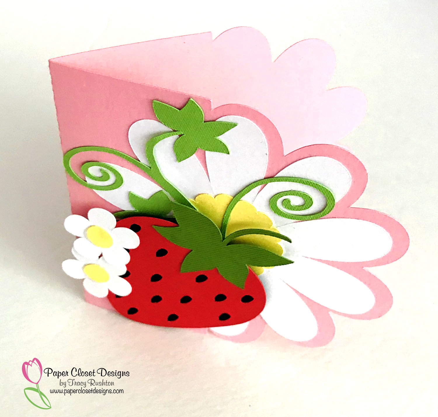Strawberry Shaped Card SVG for Cricut and Silhouette - Etsy Canada