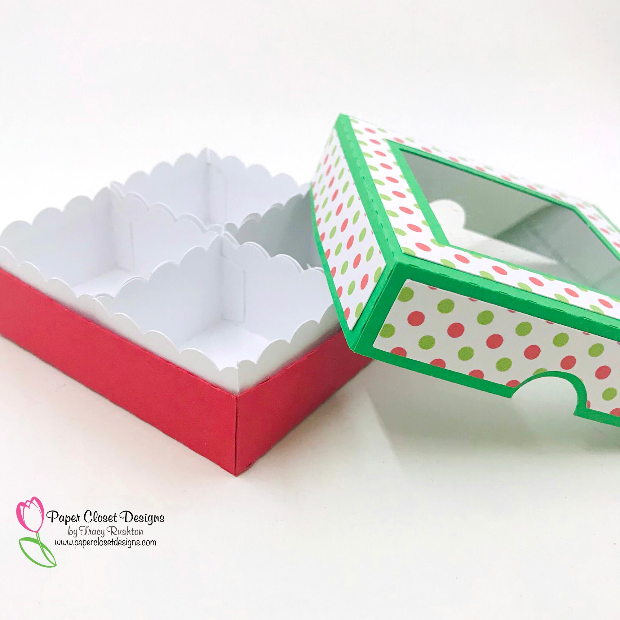 Small Candy Box 2x2 SVG Cricut Silhouette Template PDF - Etsy