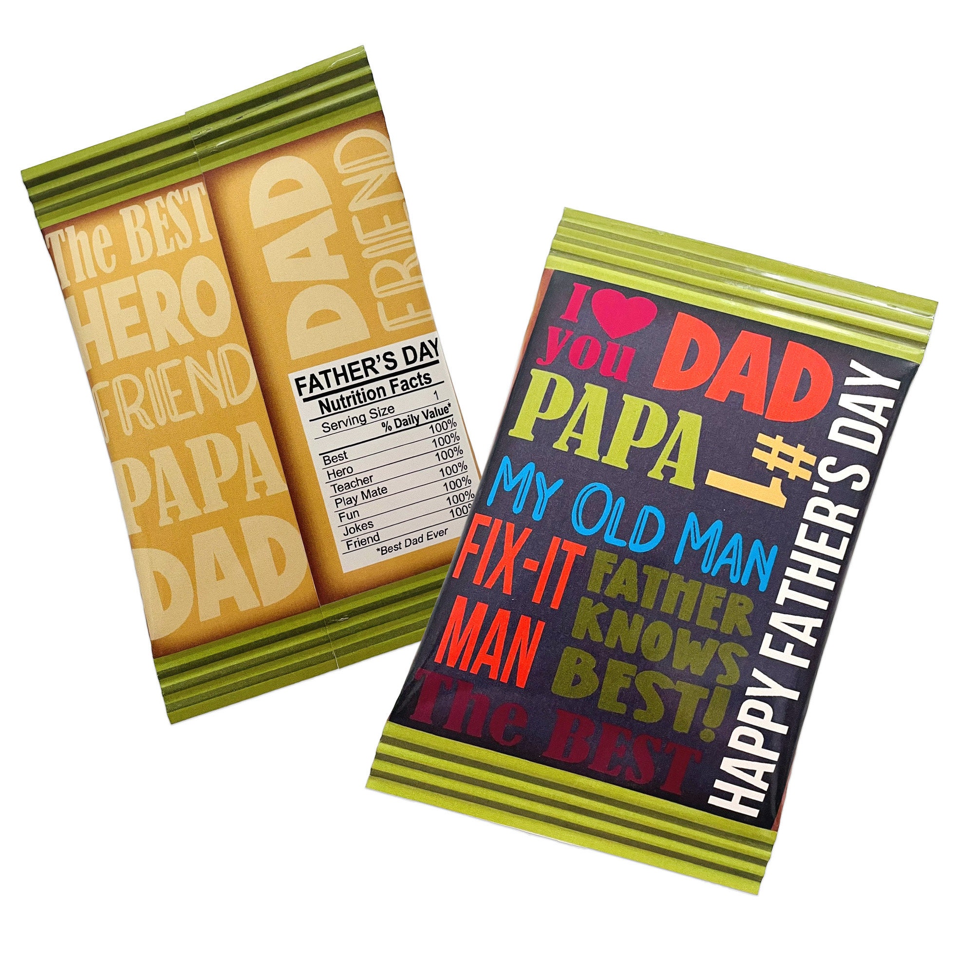 Printable Chip Bags, Father's Day, Dad Ever (digital Download) - Etsy