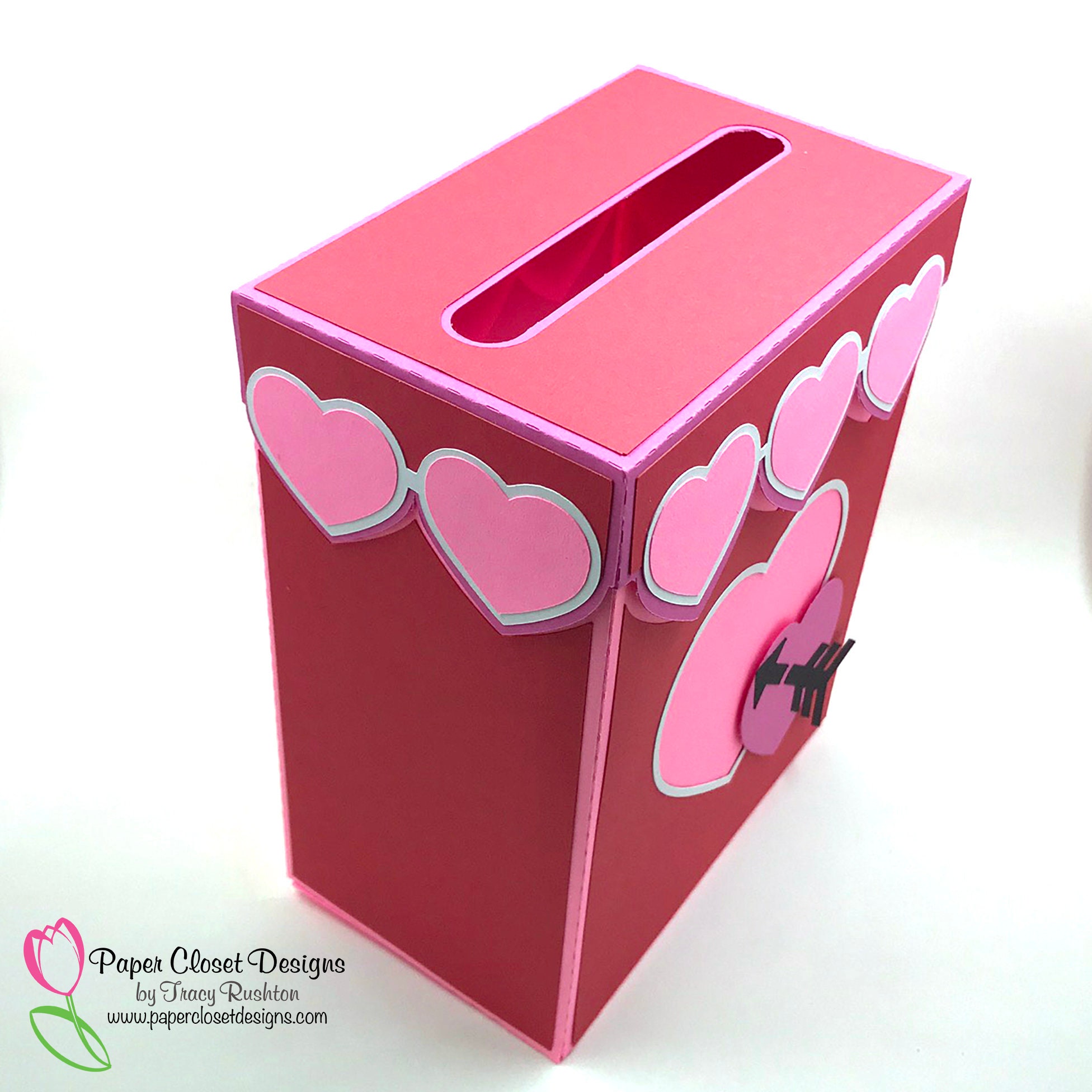 SVG Valentine Mailbox 3d Cricut Files Template Heart SVG - Etsy