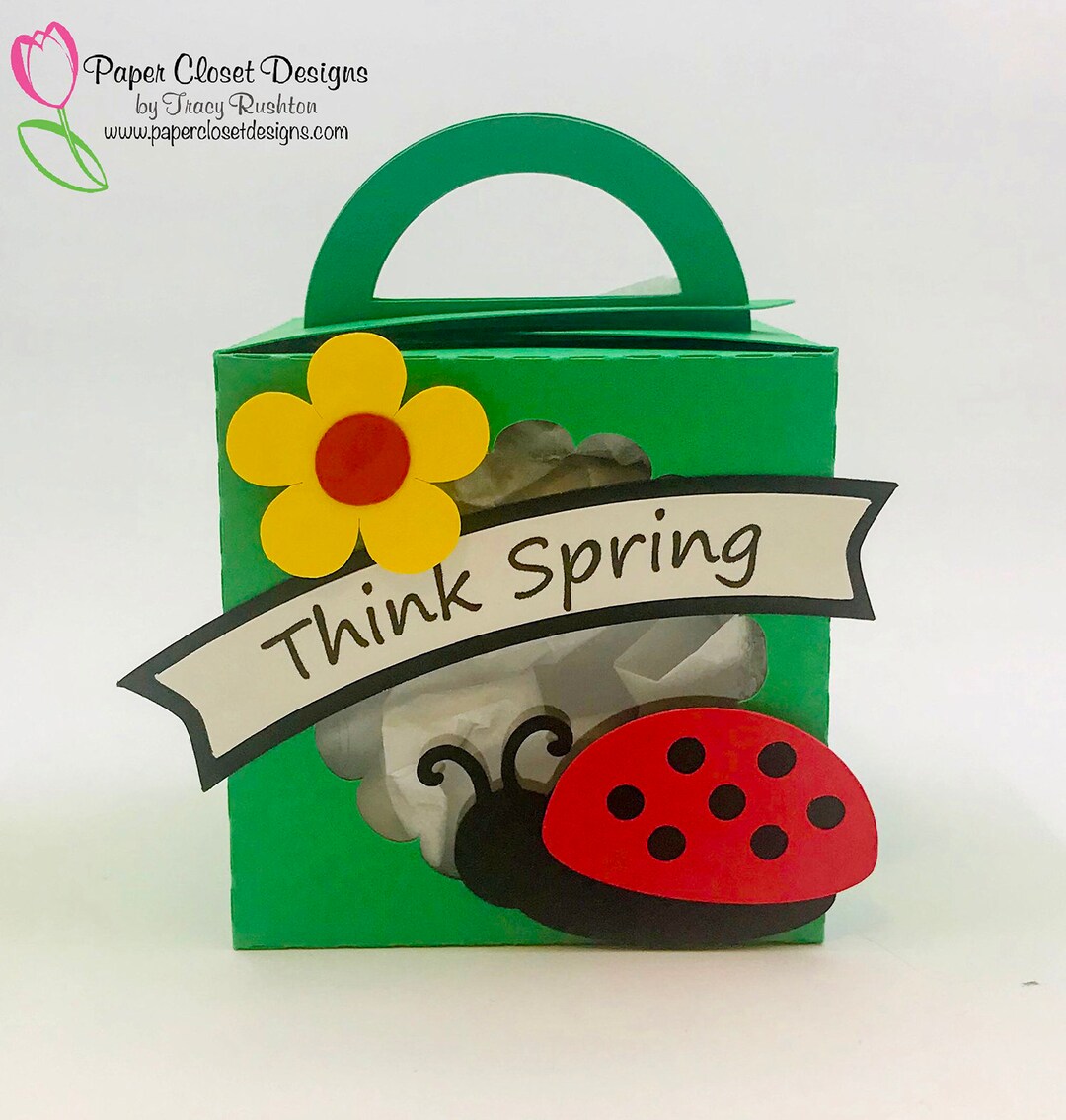 Ladybug Box With Handles SVG Box Cricut , Silhouette GSD, DXF Files - Etsy