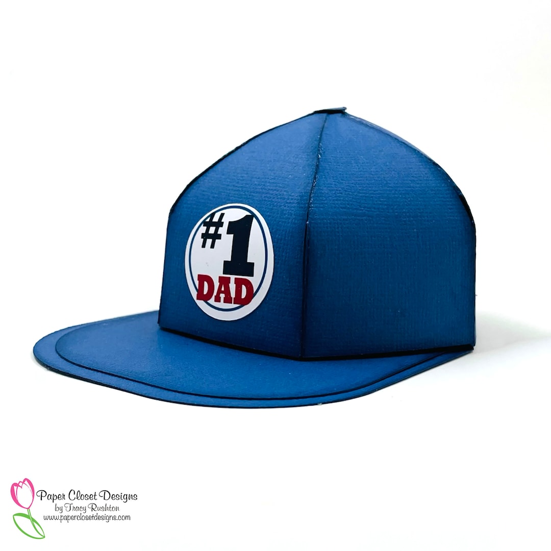Dad 3D SVG Baseball Cap, Number One Dad Box, Hat Box - Etsy