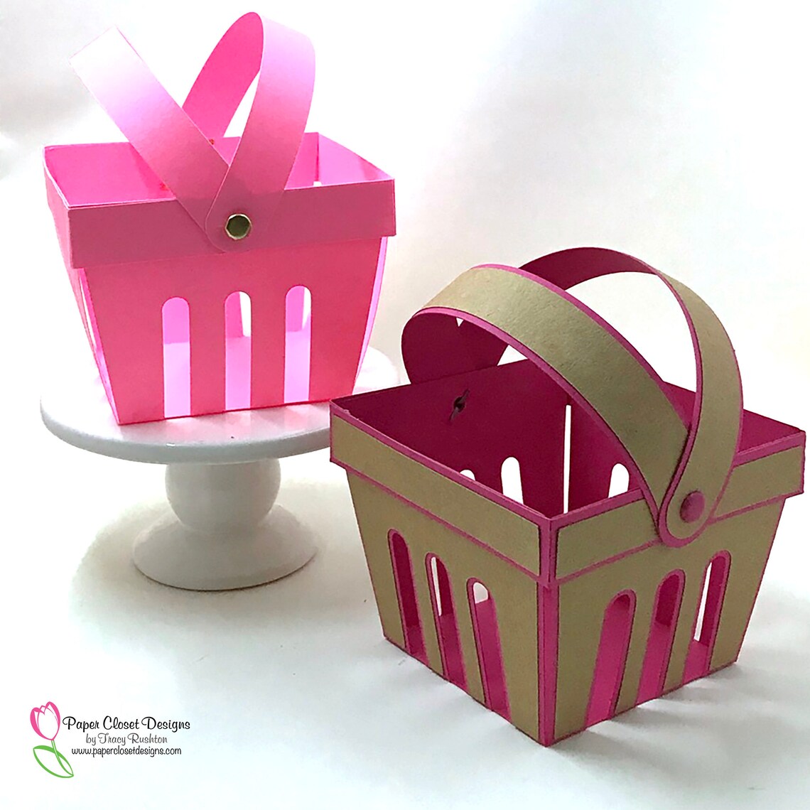 3D SVG Berry Basket SVG SVG Box Template Cricut Svg | Etsy