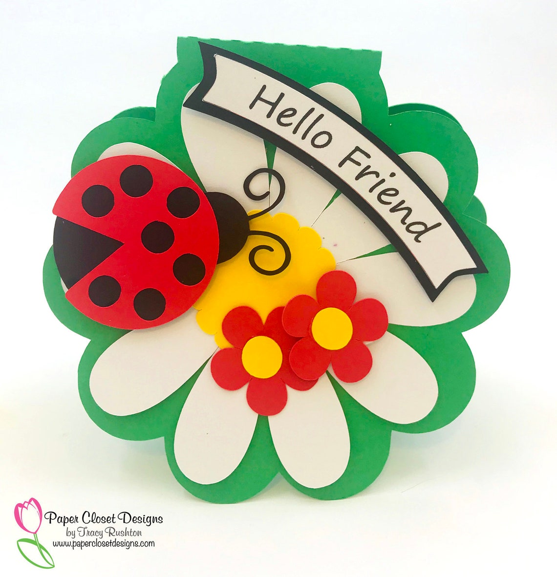 Ladybug Shaped Card SVG for Cricut and Silhouette SVG Card - Etsy Canada