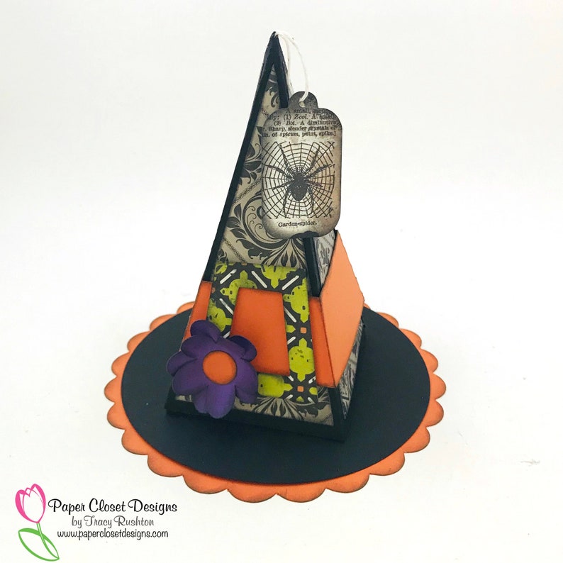 3D SVG Witches Hat Treat Box cricut Svg Silhouette Cameo - Etsy