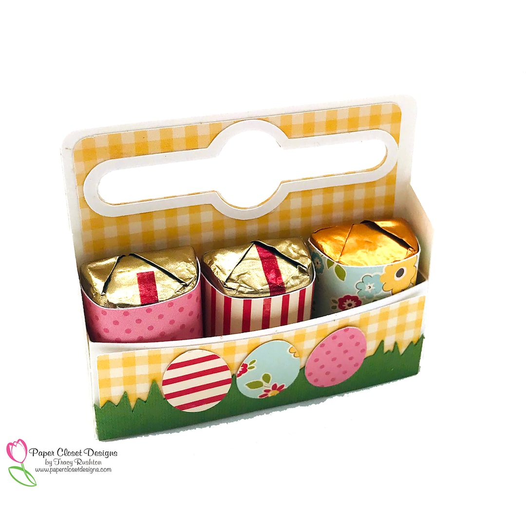 Easter Chocolate Nugget 6 Pack Tote 3D SVG Files UPDATED - Etsy