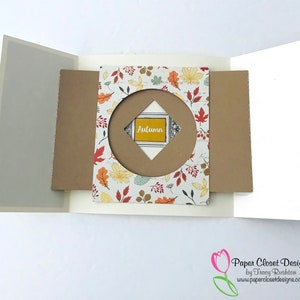 Square Shutter Card SVG, Cricut SVG, Silhouette SVG, Card Template - Etsy