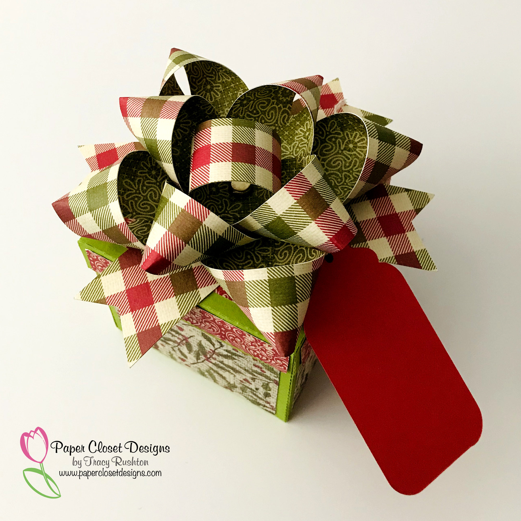 3D Bow Gift Box SVG Template (digital Download) - Etsy