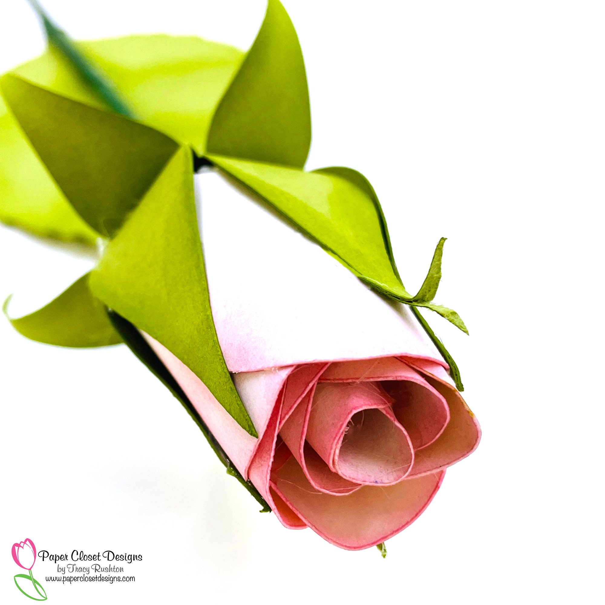 3d Rose and Rosebud SVG Paper Flower Template 3D SVG - Etsy