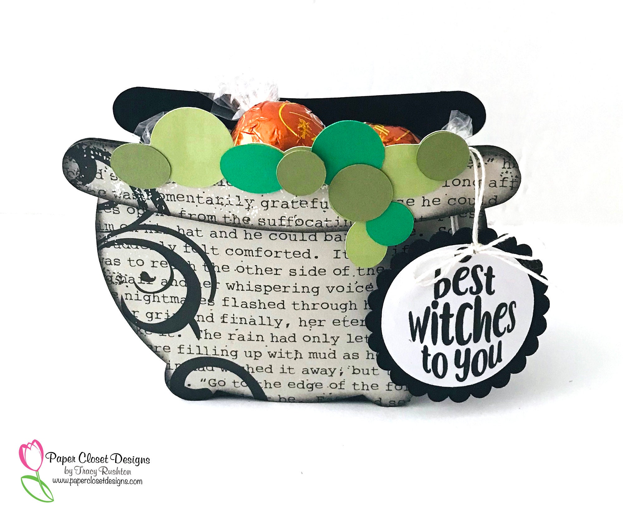 Witches Calderon Treat Box, Halloween, SVG Box Cricut , Silhouette GSD ...