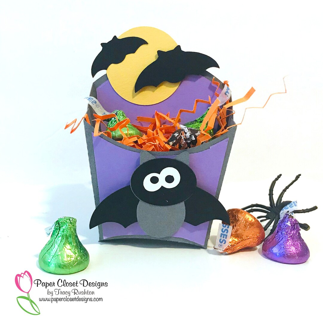 Halloween Bat Small Fry Box SVG , 3D SVG, Box Template, Dxf, Gsd, - Etsy