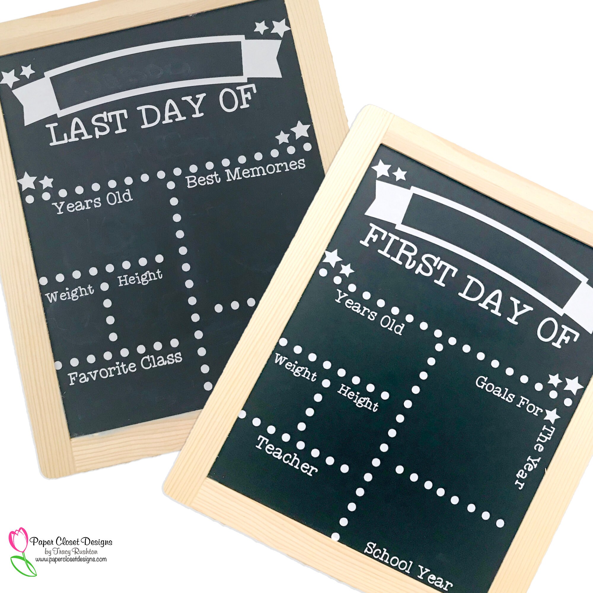 First and Last Day of School Sign 2 SVG Cricut Silhouette - Etsy