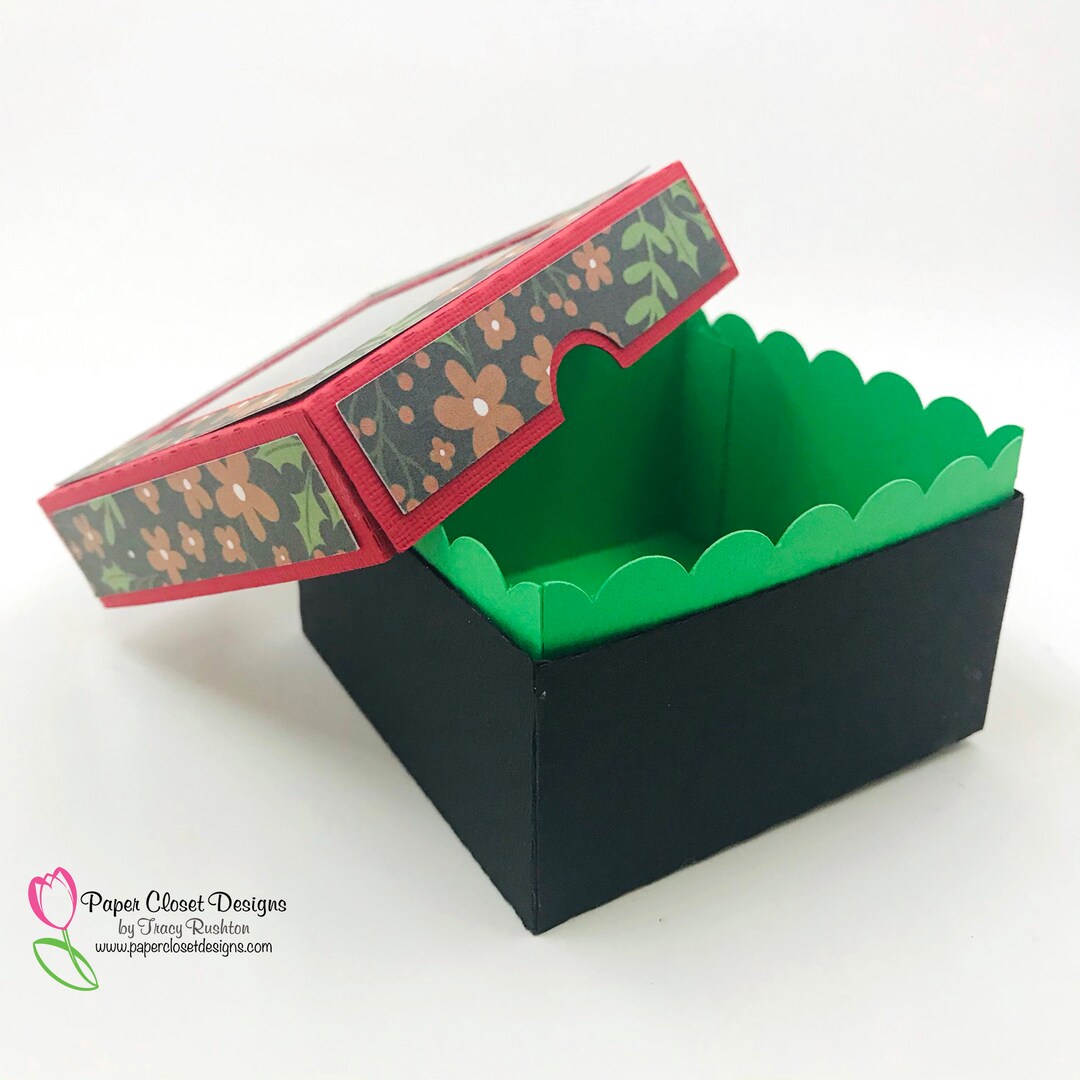 Large Cookie or Candy Box , SVG, Cricut, Silhouette, Template, PDF, 3D ...