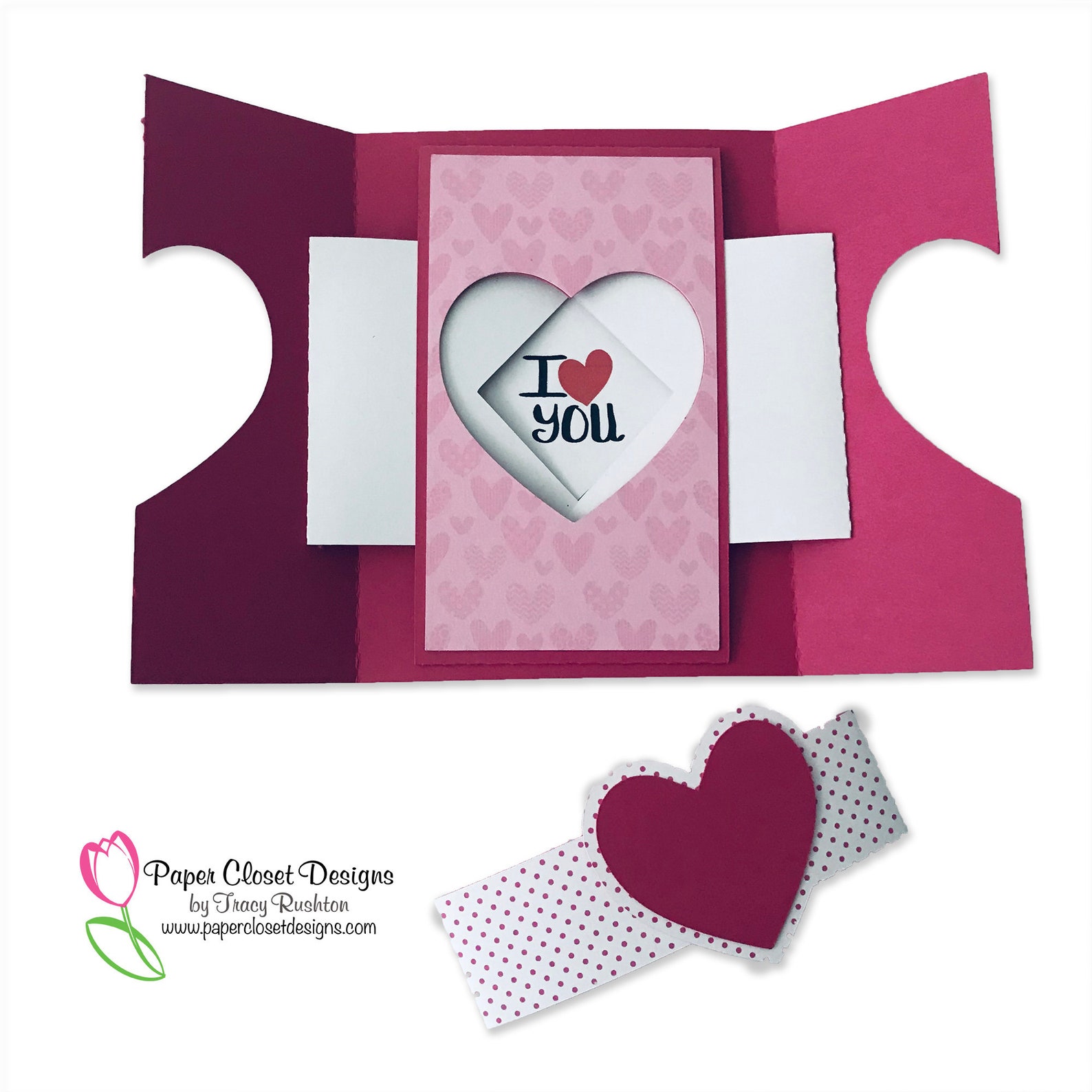 Heart Shutter Card SVG Cricut SVG Silhouette SVG Card - Etsy