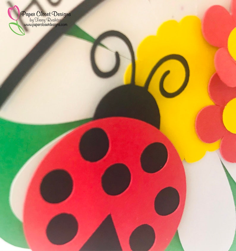 Ladybug Shaped Card SVG for Cricut and Silhouette SVG Card | Etsy