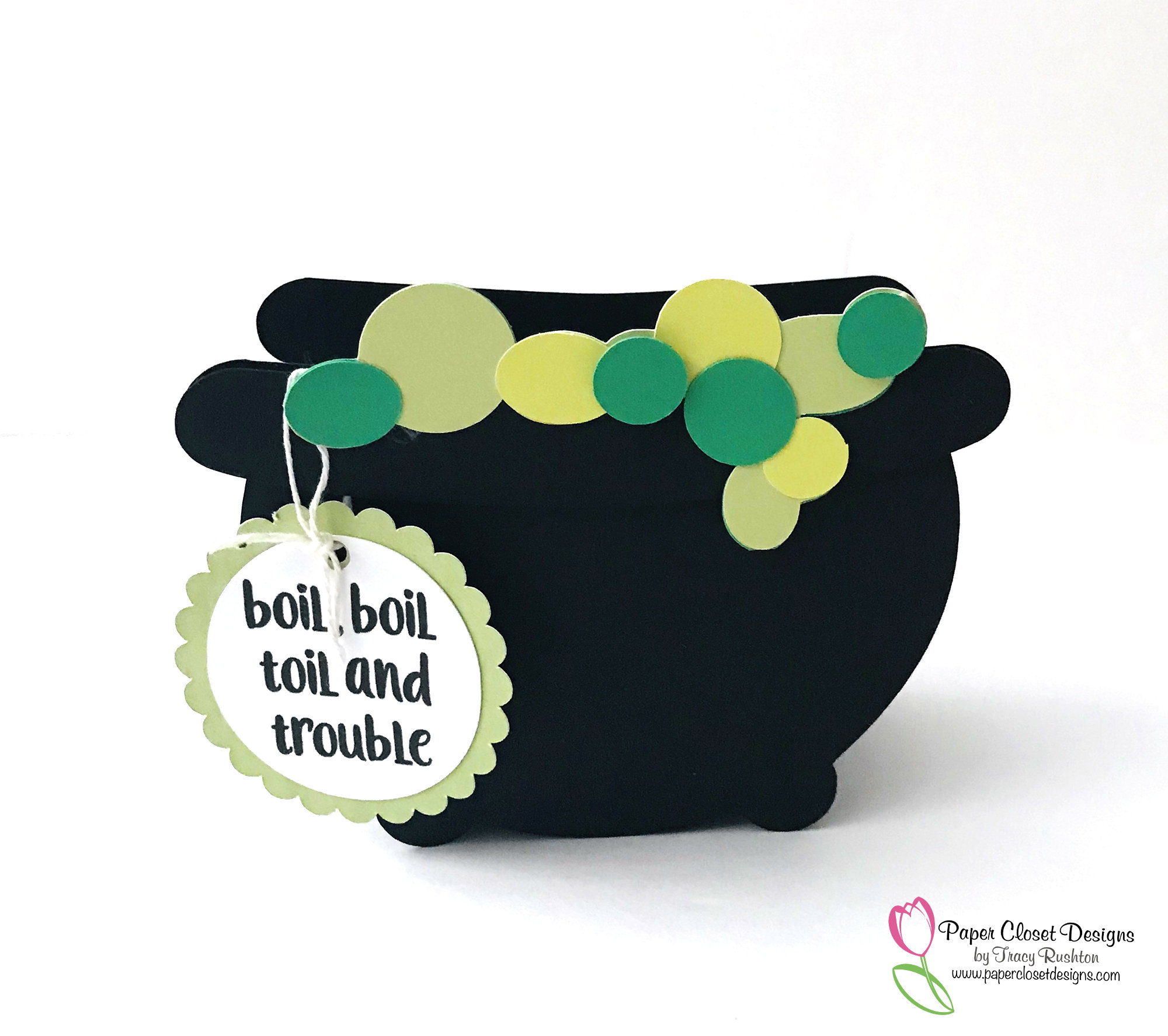 Witches Calderon Treat Box, Halloween, SVG Box Cricut , Silhouette GSD ...