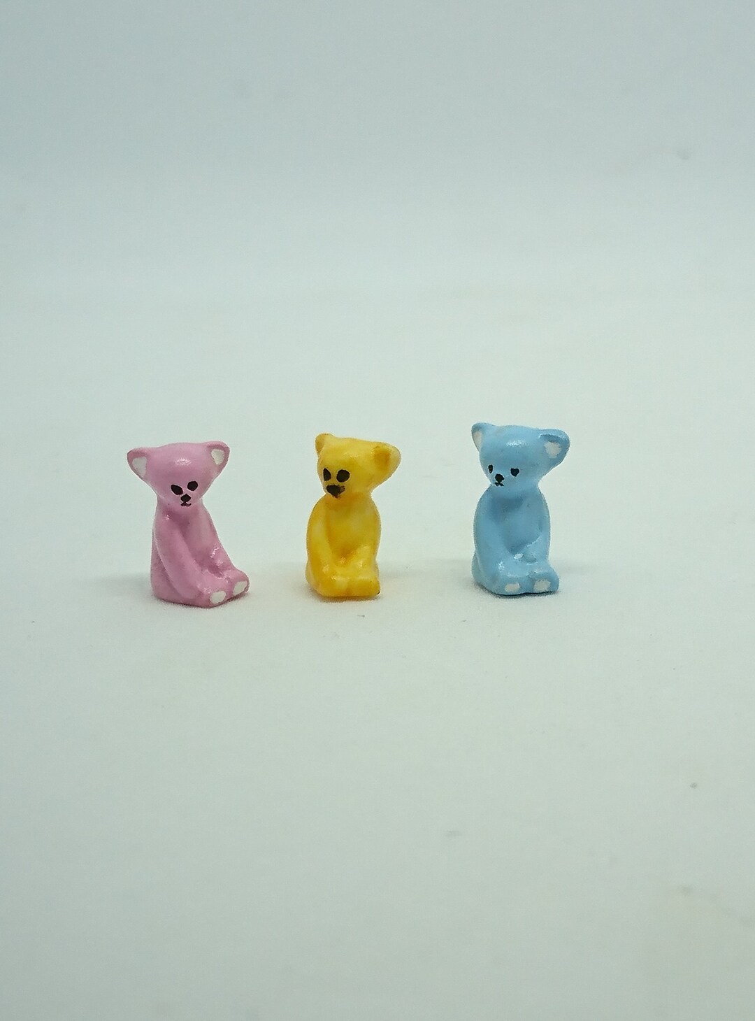 Tiny Porcelain Bear Pastel Color - Etsy