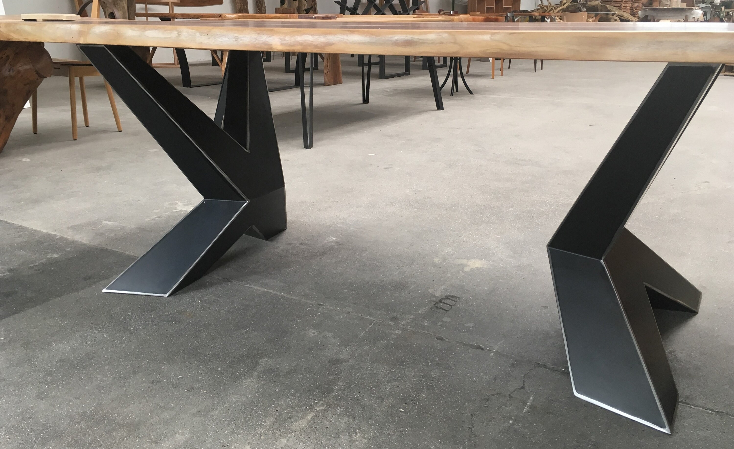 Steel Base atlas Base, Made in Italy, Industrial Chic Style 2 Pieces - Etsy