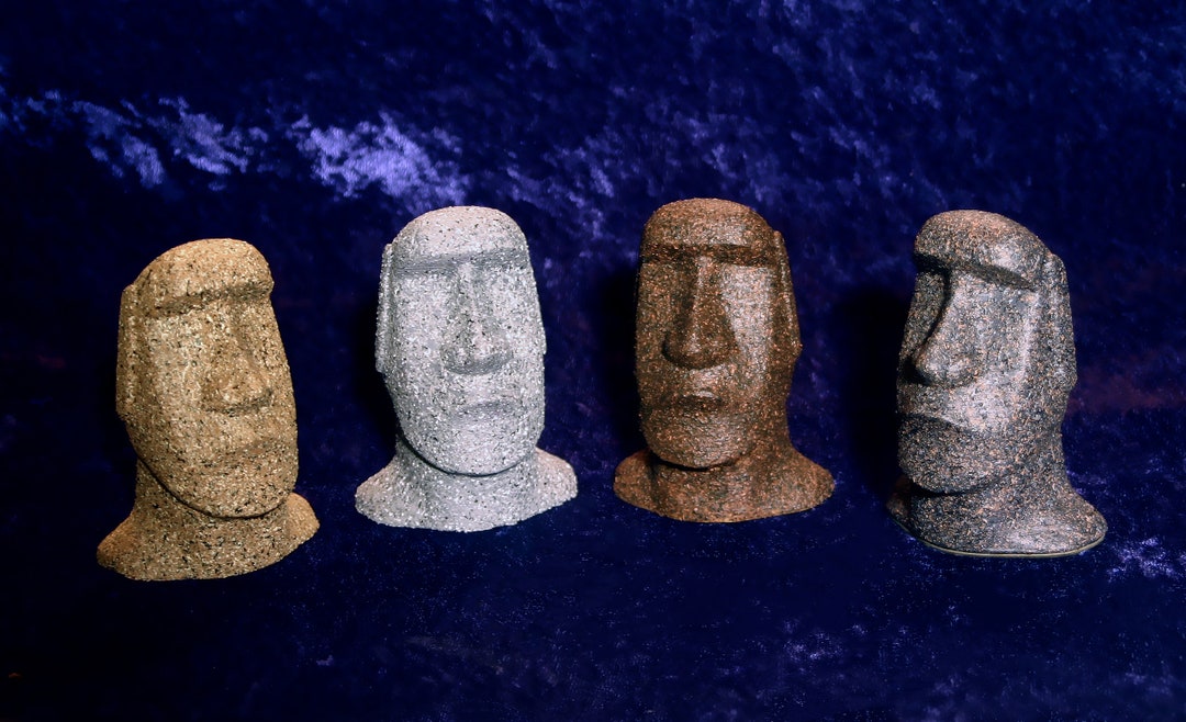 Moai 1: 3D Printed Moai Figurine - Etsy Australia