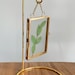 Tabletop Display Stand for Small Hanging Frames // Gold Brass Metal ...