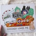 Chicago Alphabet Illustration Art Print - Etsy