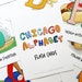 Chicago Alphabet Illustrated Flash Cards - Etsy