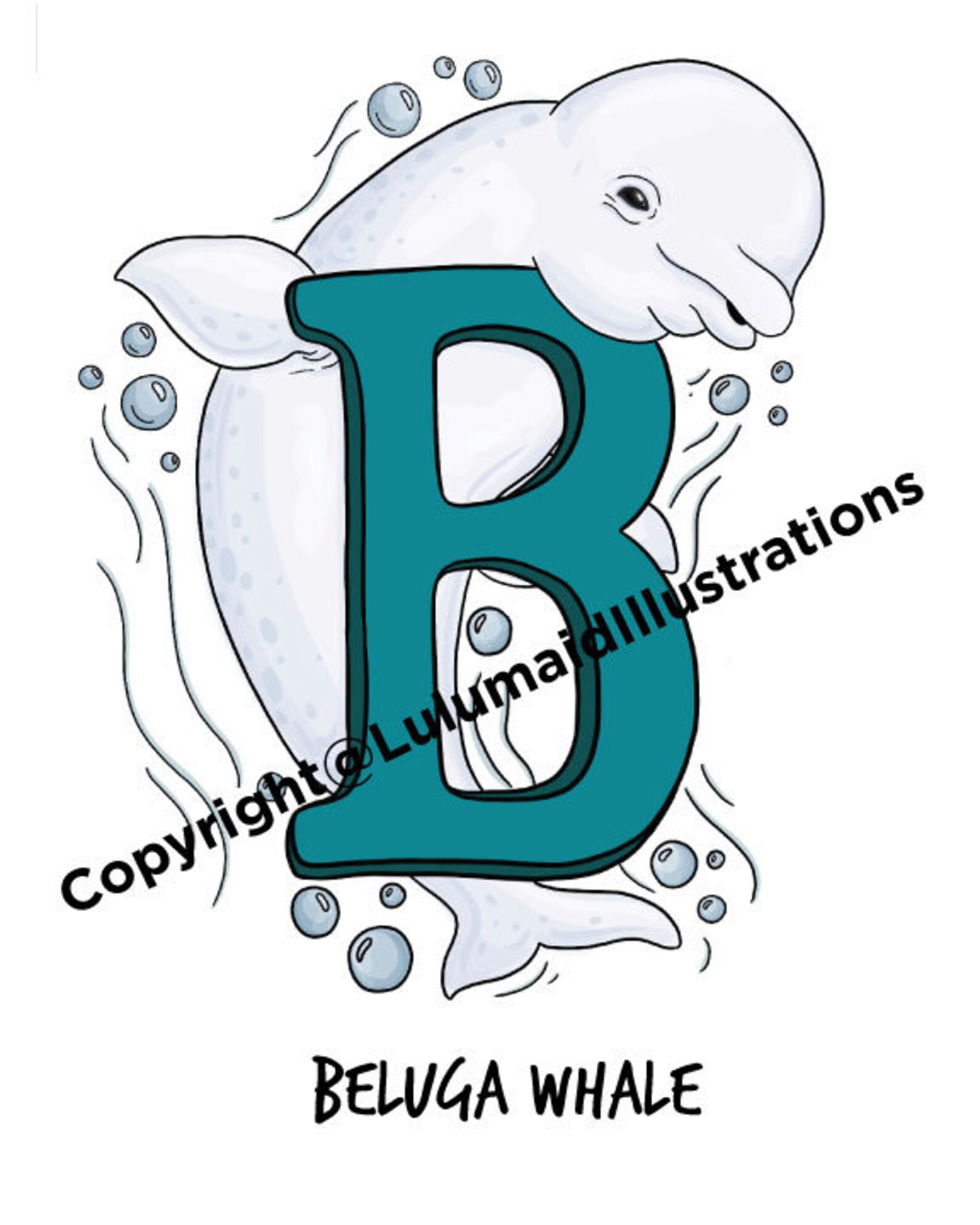 A to Z Under the Sea Alphabet Illustrated Flash Cards | Etsy