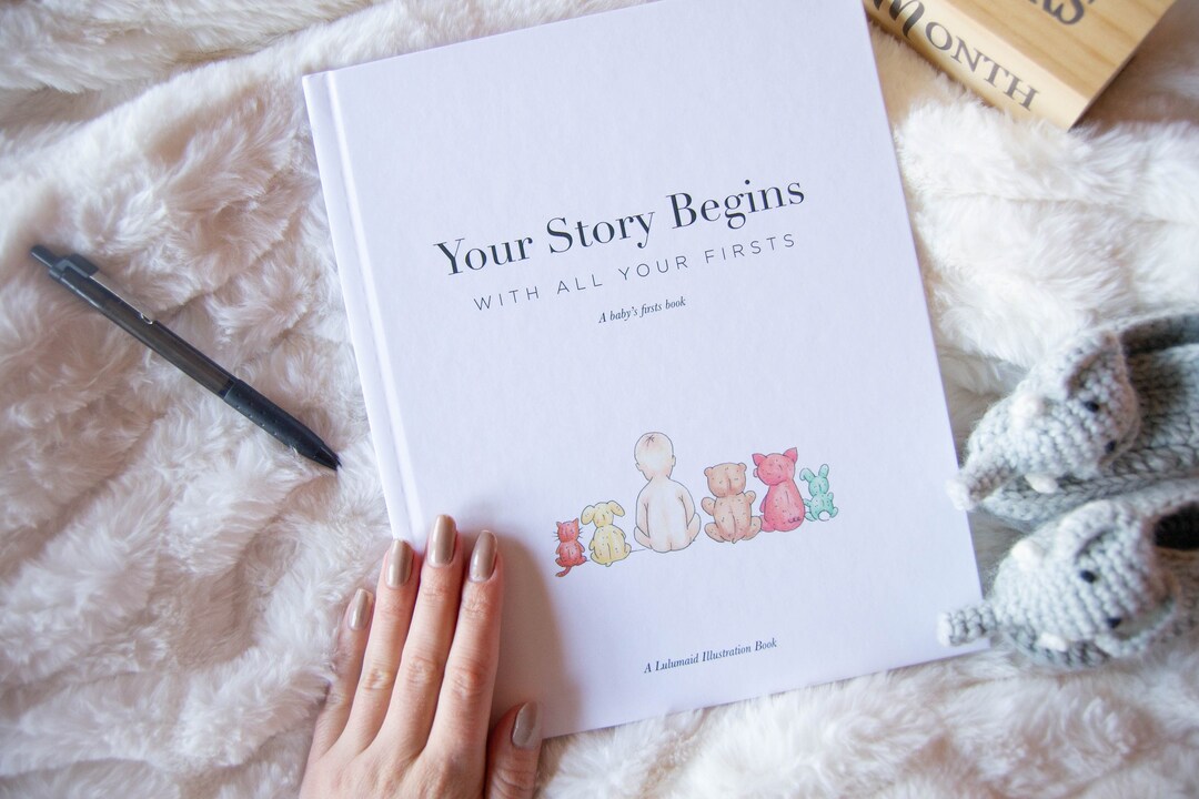 Your Story Begins With All of Your Firsts, A Baby Firsts Book - Etsy