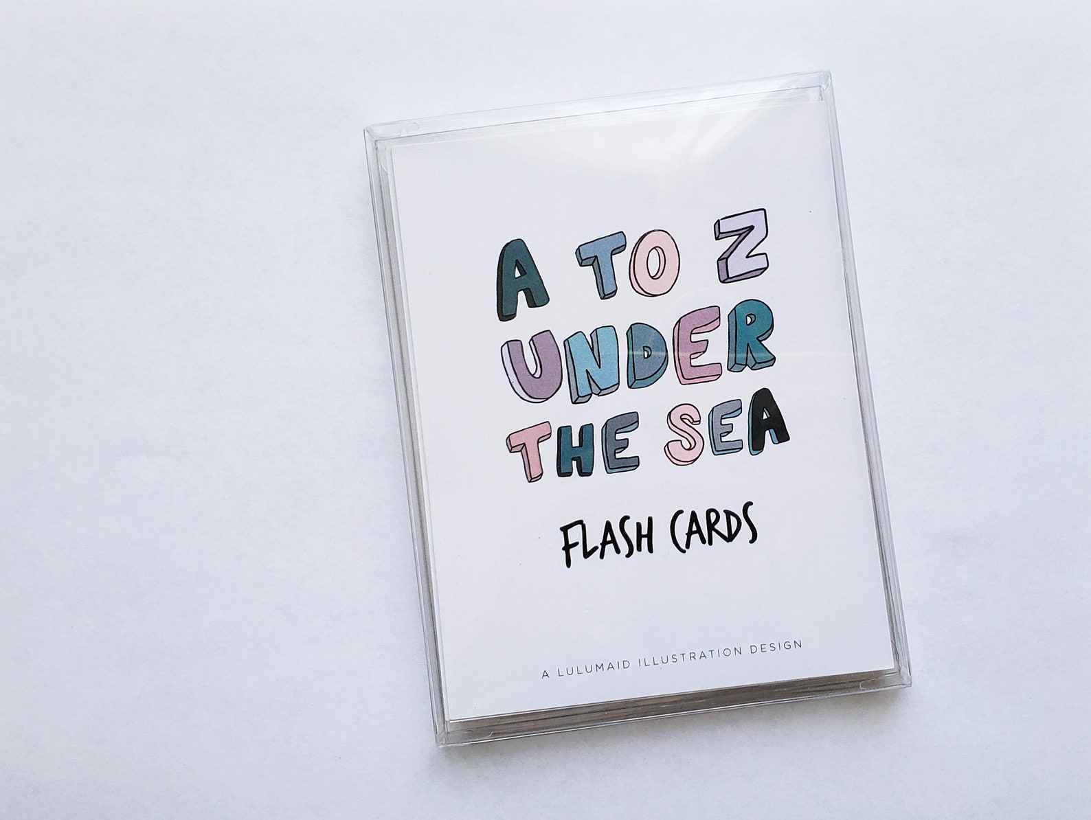 A to Z Under the Sea Alphabet Illustrated Flash Cards - Etsy