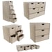 Wooden Drawer Boxes | Desktop Office Stationery Organisers | Tabletop ...