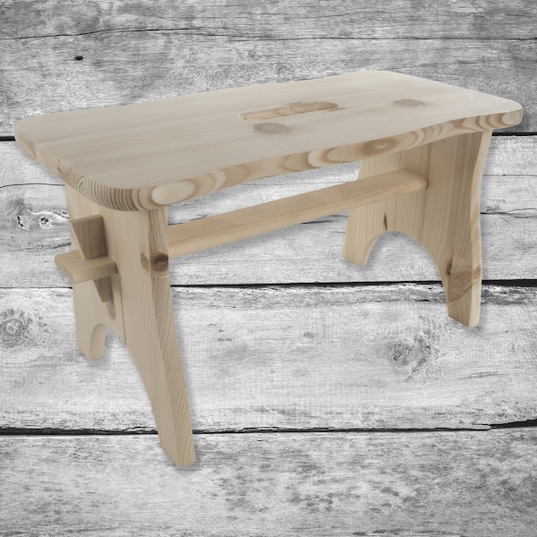 Wooden Step Stool - Etsy UK
