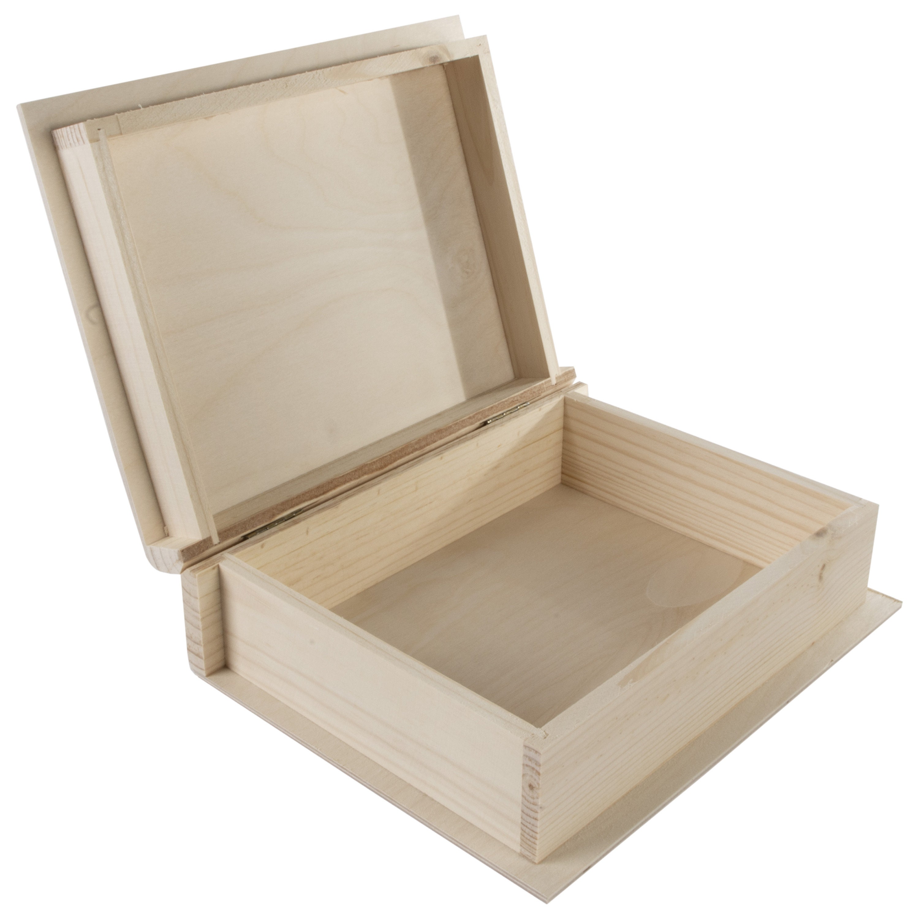 Wooden Book Shaped Box Trinket Keepsake Bookcase Accessories - Etsy UK