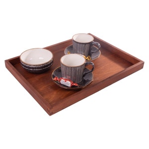 Wooden Shallow Tray | Stained & Varnished to Order | 6 Sizes | 80 ...