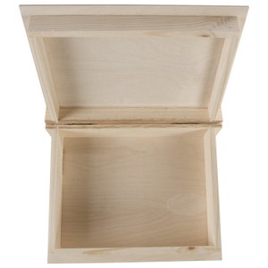 Wooden Book Shaped Box | Trinket Keepsake Bookcase Accessories Memory ...