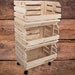 3 Tier Wooden Vegetable Food Storage Rack Trolley Storage Crate With ...