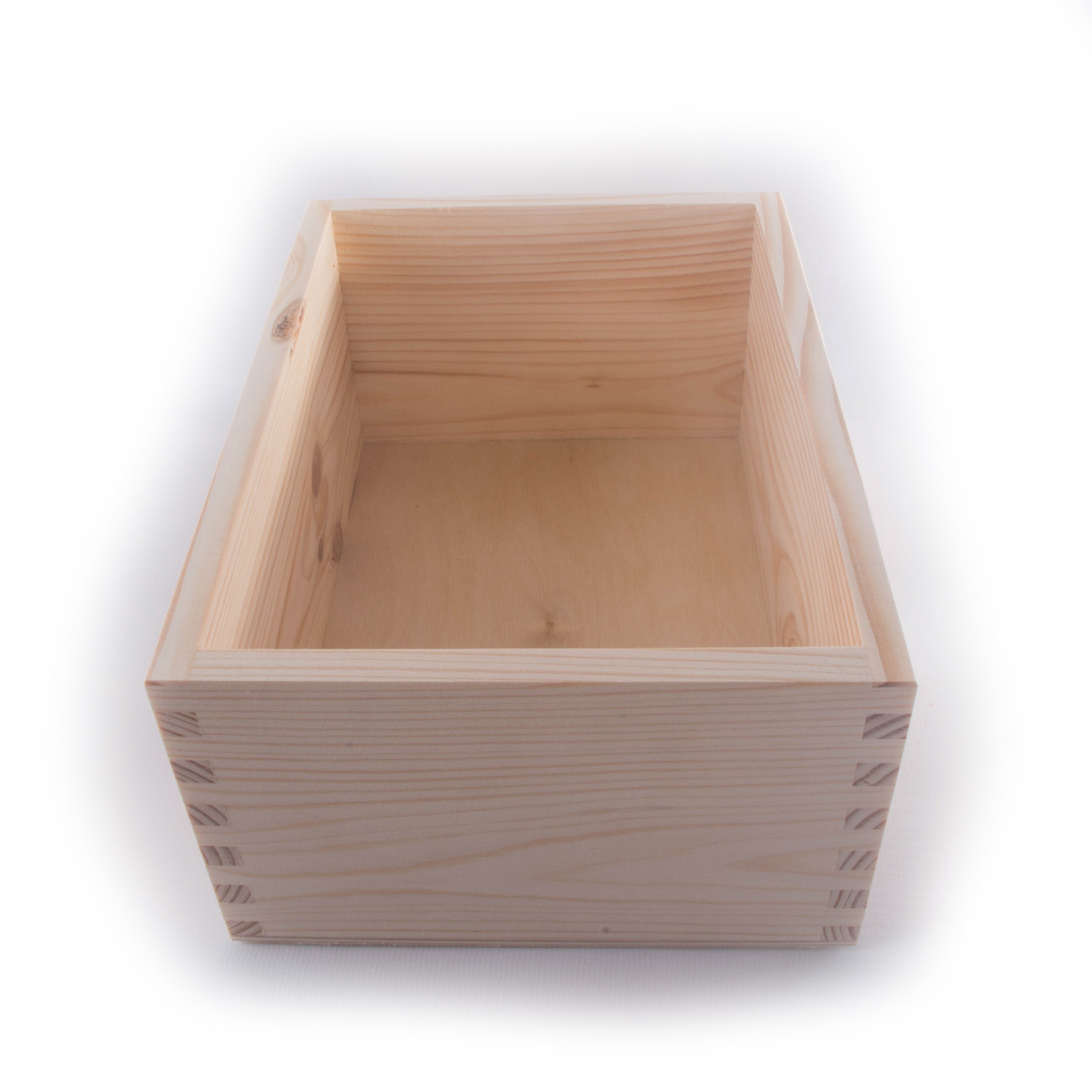Wooden Open Simple Boxes | Choice of Sizes | Without a Lid | Craft ...